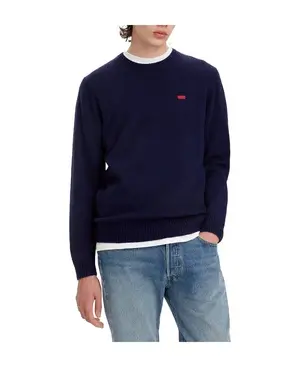 LEVI'S Long-sleeved Round Neck Sweater - Black