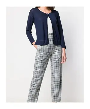 Lela Rose One Button Cardigan
