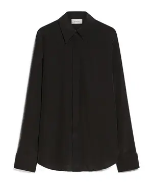Sportmax Buttoned Long-sleeved Shirt - Black