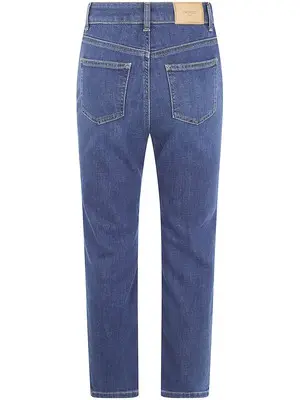 TWINSET Cropped Slim Fit Jeans