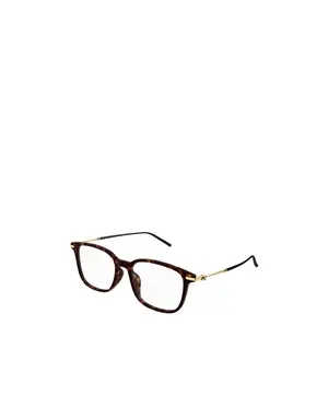 Montblanc Tortoiseshell-effect Glasses - Black