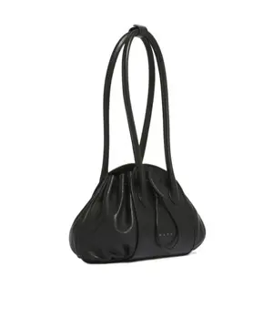 Marni Tulipea Logo Stamped Shoulder Bag