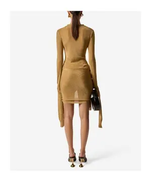 Coperni Knotted Sleeved Dress