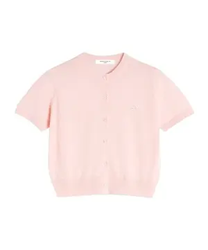 Maison Kitsuné Baby Fox Patch Short Sleeved Cardigan