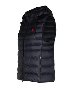 Polo Ralph Lauren Sleeveless Padded Vest With Removable Hood