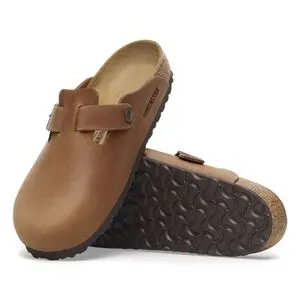 BIRKENSTOCK Boston Leather Slippers