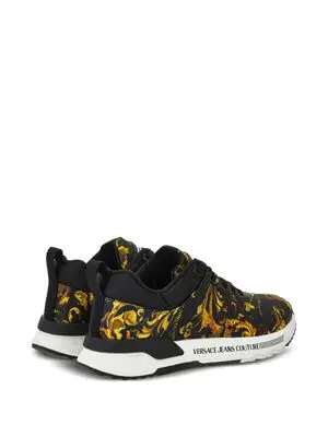 Versace Baroque-printed Lace-up Sneakers
