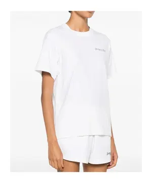 SPORTY  RICH Sporty & Rich Crewneck Short Sleeve T-shirt