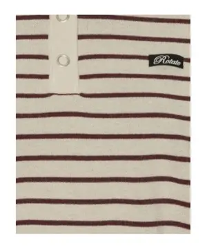 ROTATE BY BIRGER CHRISTENSEN Striped Polo Shirt