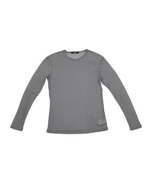 Lela Rose Long-sleeve Crew-neck T-shirt - Grey