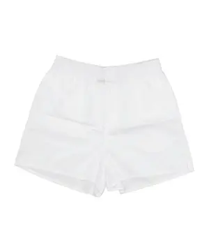 Lela Rose Striped Loungewear Shorts - White
