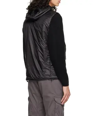 C.P. COMPANY Hooded Padded Gilet - Black