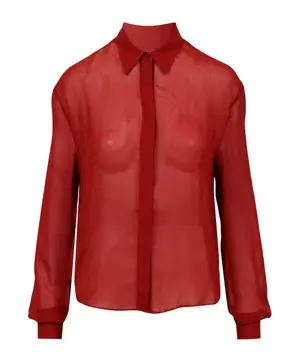 Philosophy Di Lorenzo Serafini Sheer Button-up Shirt