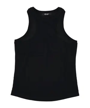 Lela Rose Ribbed Tank Top - Black