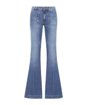 THE SEAFARER Horn Shaped Jeans - Blue