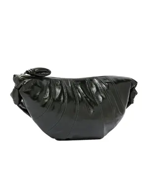 LEMAIRE Medium Croissant Croissant Horn Shoulder Bag - Forest
