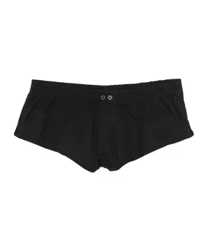 ENTIRE STUDIOS Elastic Waist Shorts - Black