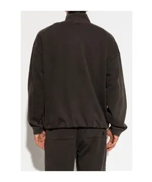 REPRESENT Zippered Stand-up Collar Sweatshirt