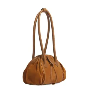 Marni Logo Stamped Tulipea Shoulder Bag