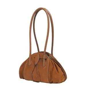 Marni Logo Stamped Tulipea Shoulder Bag