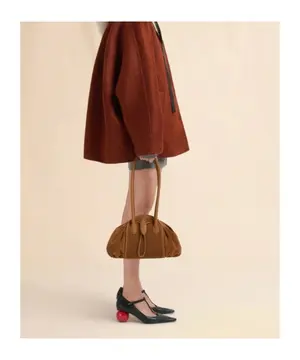 Marni Logo Stamped Tulipea Shoulder Bag