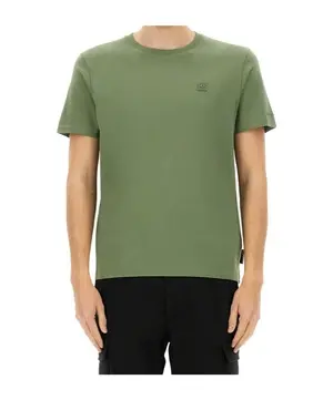Moose Knuckles Logo Patch Crewneck T-shirt - Green