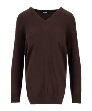 Lela Rose V-neck Pullover - Black