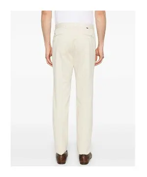 Incotex Buttoned Cotton Pants