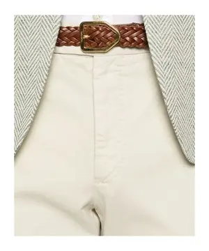 Incotex Buttoned Cotton Pants
