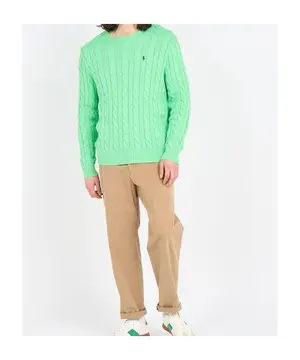 Polo Ralph Lauren Cable-knit Jumper With Embroidered Pony