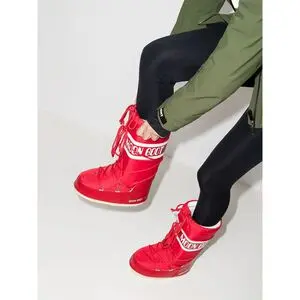 Moon Boot Icon Logo Printed Lace-up Boots
