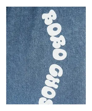 BOBO CHOSES Wavy Logo Jeans
