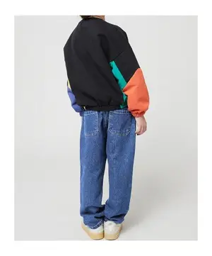 BOBO CHOSES Wavy Logo Jeans