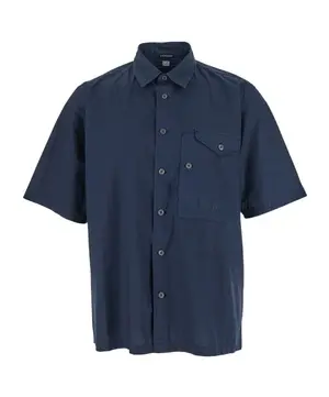 C.P. COMPANY Shirt With Classic Collar Embroidery