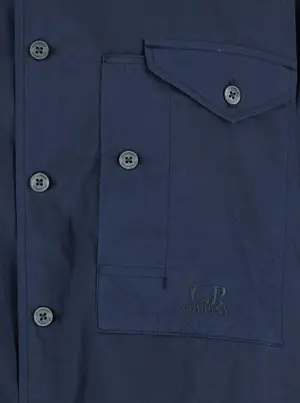 C.P. COMPANY Shirt With Classic Collar Embroidery