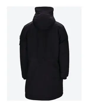 Stone Island Long Down Parka - Black
