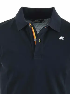 K-WAY Logo Patch Short-sleeved Polo Shirt