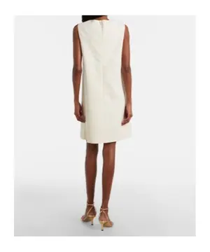 Oscar De La Renta Floral Wool-blend Minidress