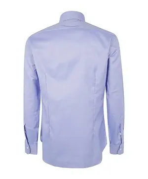 BARBA NAPOLI Long Sleeve Button-down Shirt