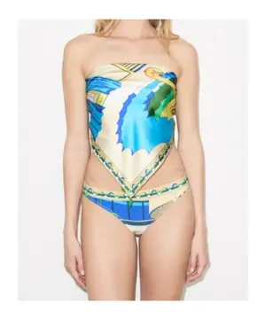 Tory Burch The Pool Silk Square Scarf