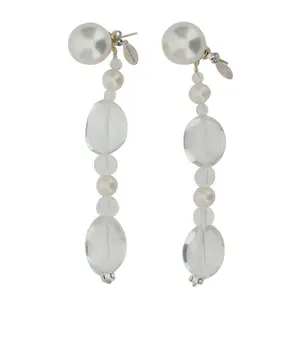 Magda Butrym Embellished Drop Earrings