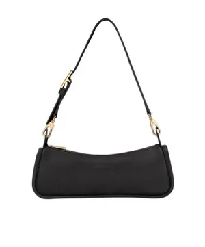 Longchamp Looong M Shoulder Bag - Black