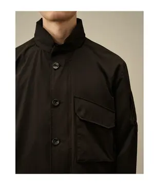 C.P. COMPANY Logo Plaque Hooded Jacket