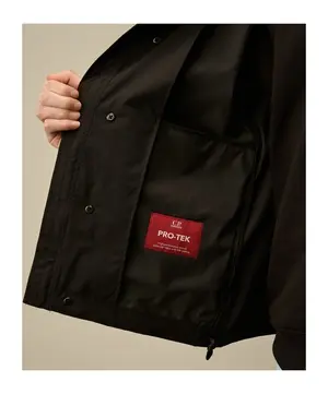 C.P. COMPANY Logo Plaque Hooded Jacket