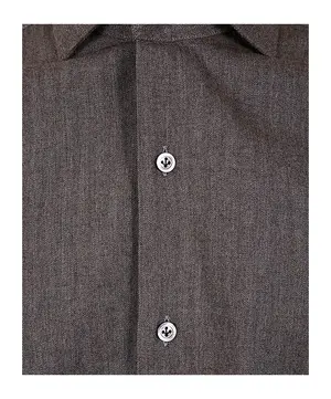 BARBA NAPOLI Long Sleeve Button-down Shirt