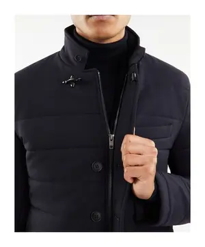 FAY Quilted Jacket With Iconic Toggle Closure