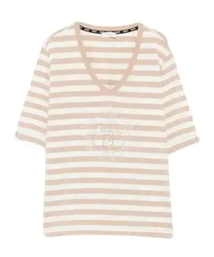 Liu Jo Striped T-shirt - White