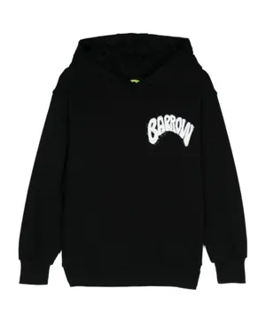 BARROW Logo-print Hoodie - Black
