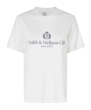 SPORTY  RICH Short-sleeved T-shirt - White