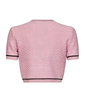 SELF-PORTRAIT Flower Knit Top